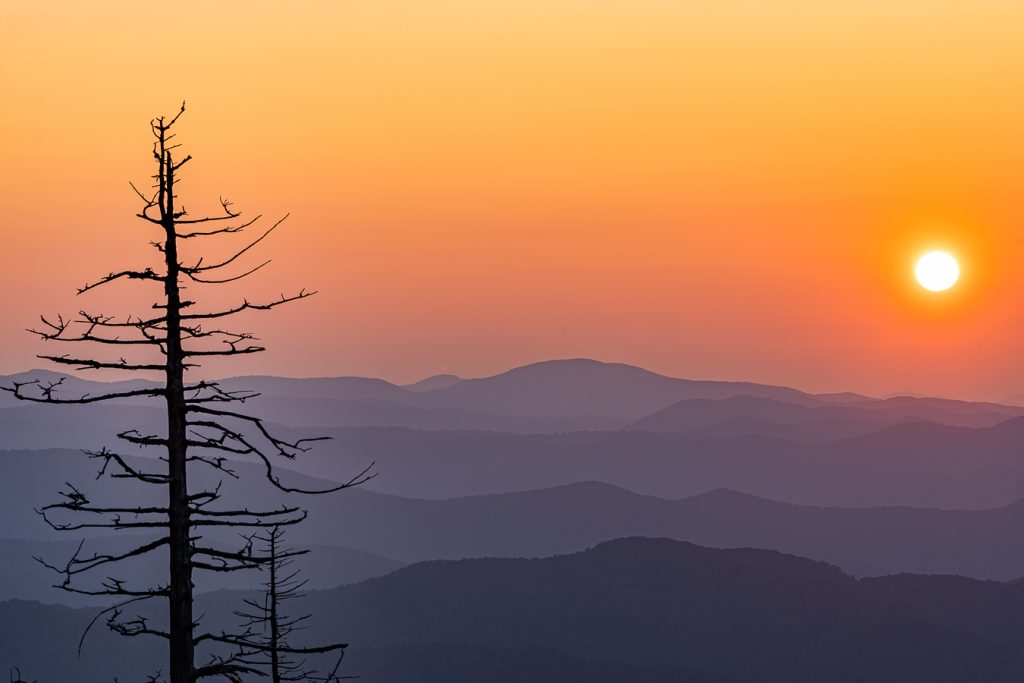 Sunrise at Clingmans Dome - Kuwahi - Asheville Pictures